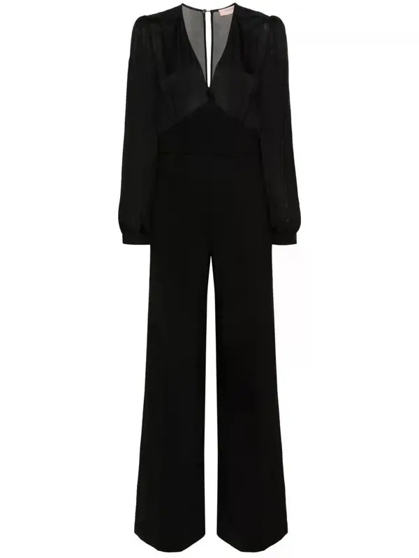 TWINSET Wide-leg Jumpsuit - Black