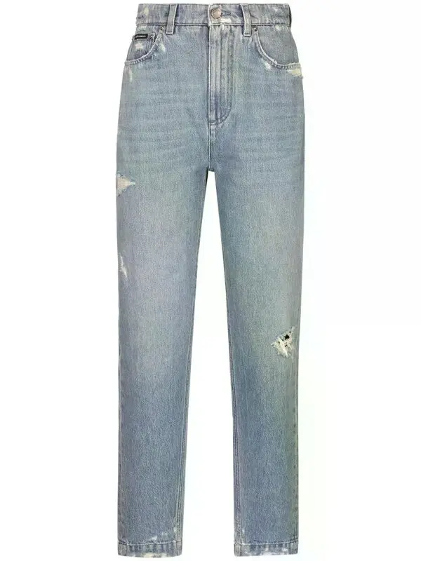 Dolce & Gabbana Mini Ripped Detail Jeans