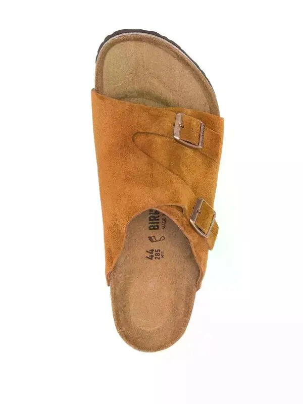 BIRKENSTOCK Zürich Buckled Slip-on Sandals - Brown