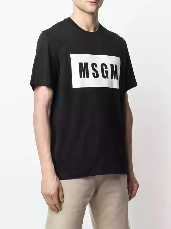 MSGM Logo-print T-shirt