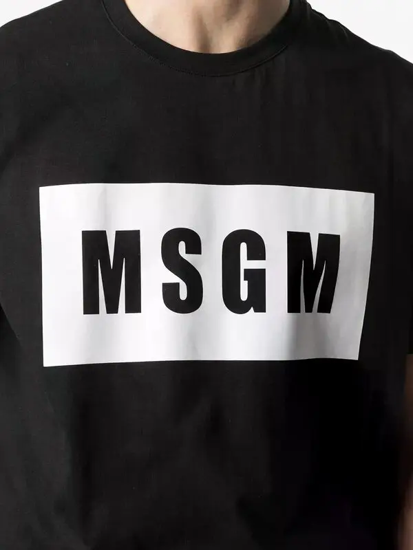 MSGM Logo-print T-shirt