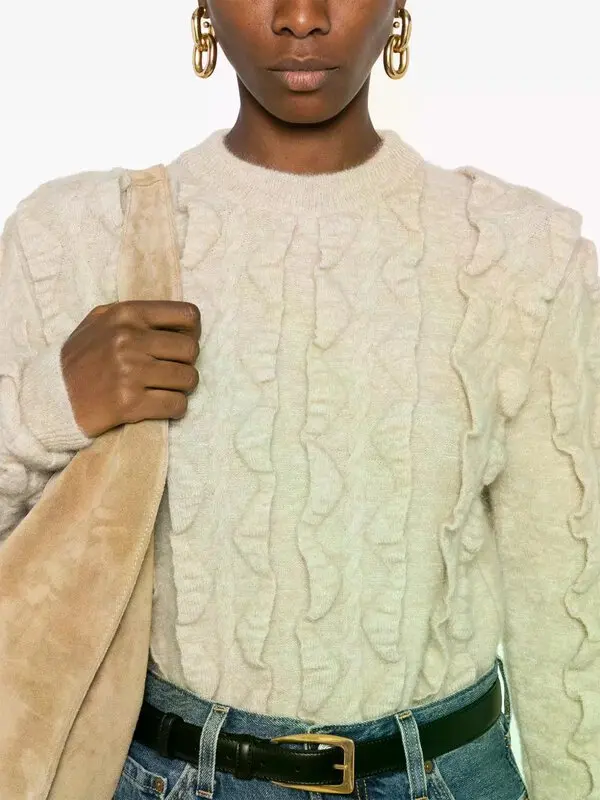 Moschino Plaque Sweater - Neutrals