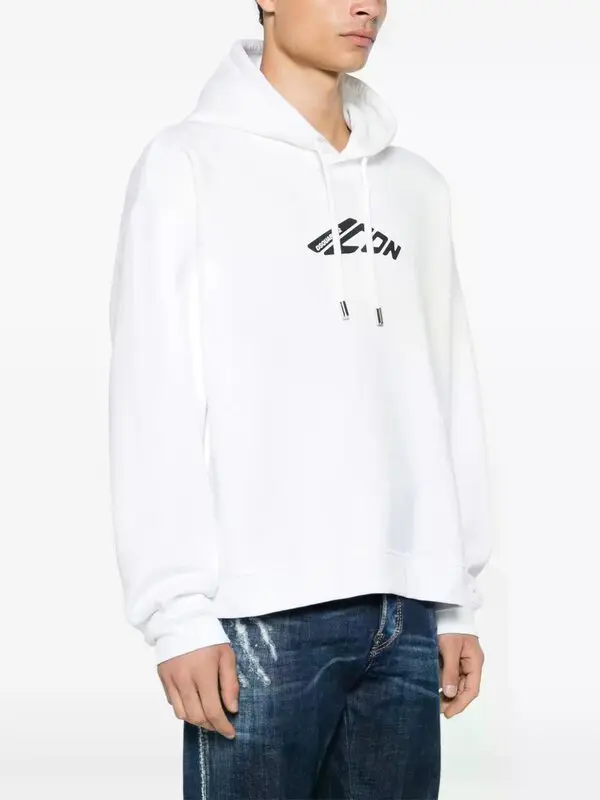 Dsquared2 Logo-print Hoodie - White