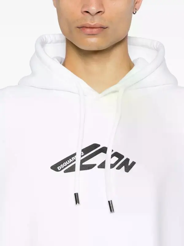 Dsquared2 Logo-print Hoodie - White