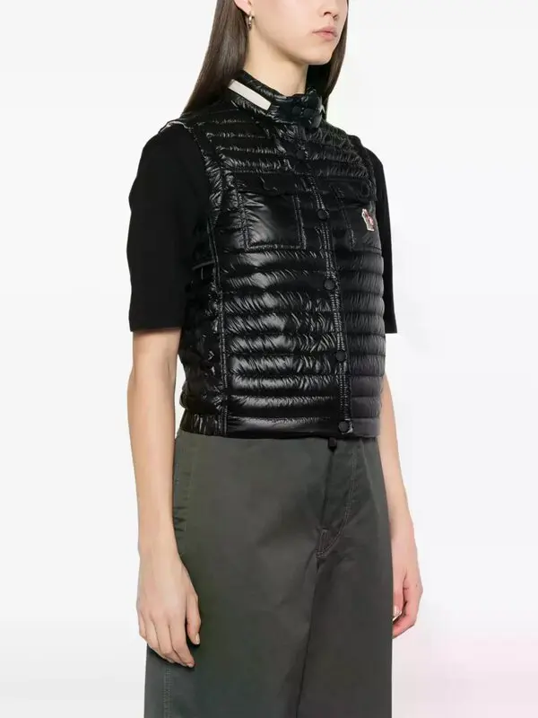 Moncler Padded Gilet - Black