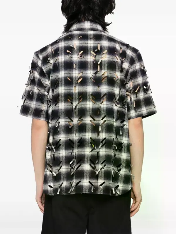 JUNTAE KIM Laser-slashed Shirt