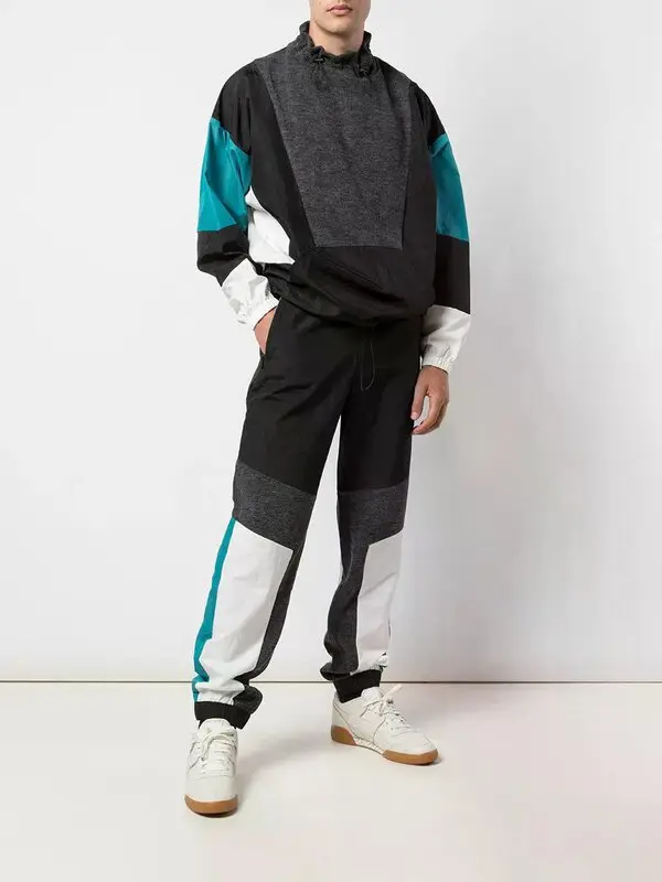 GOD'S MASTERFUL CHILDREN Oversized Knit-panel Windbreaker