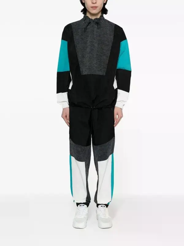 GOD'S MASTERFUL CHILDREN Oversized Knit-panel Windbreaker