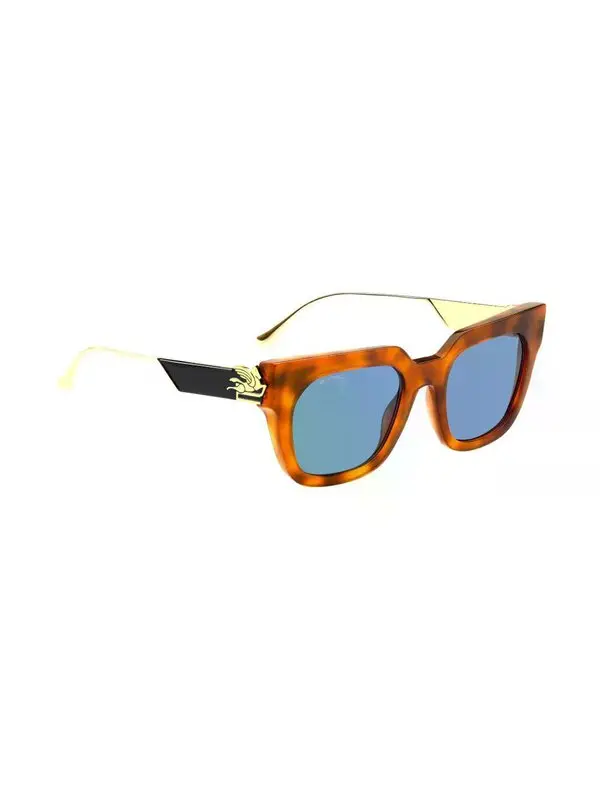 Etro Pegaso Square-frame Sunglasses - Brown