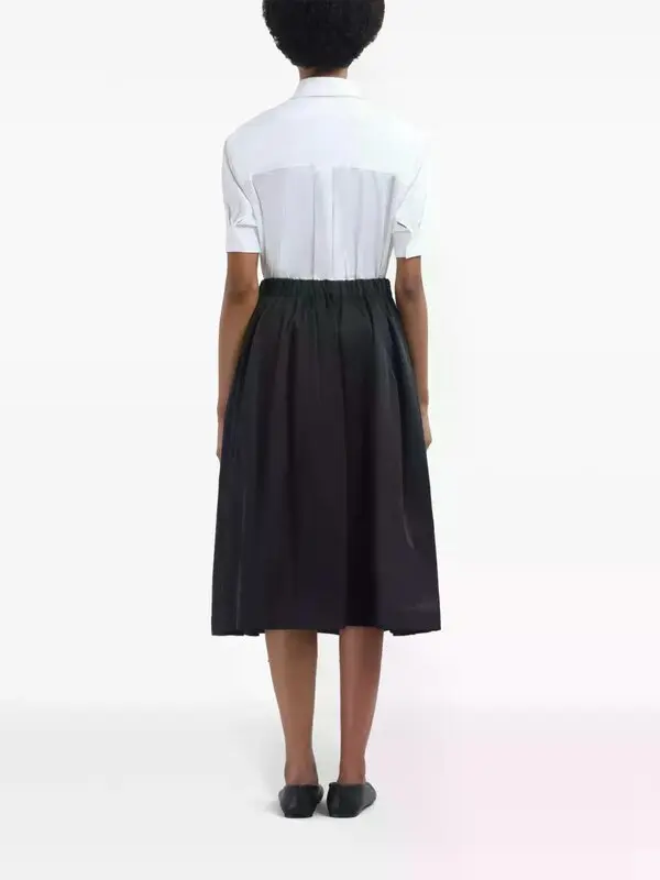 Marni Logo-embroidered Midi Skirt