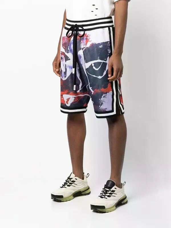 HACULLA. Painted Basketball Track Shorts