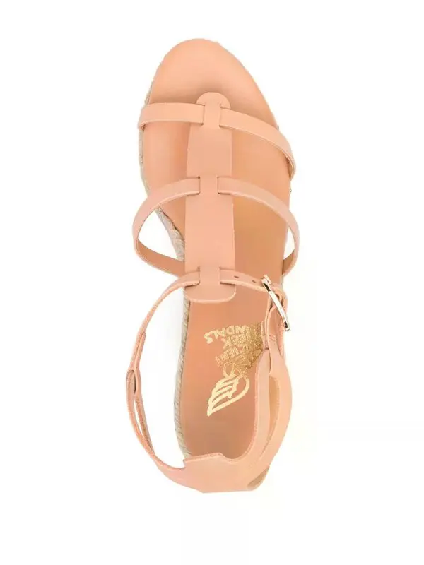 CastaÑer Leather Wedge Espadrilles