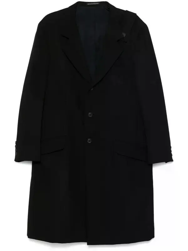 Yohji Yamamoto Wool Twill Coat