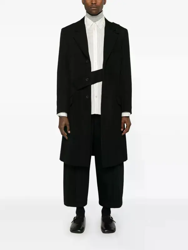 Yohji Yamamoto Wool Twill Coat