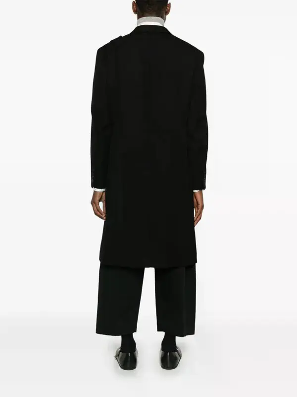 Yohji Yamamoto Wool Twill Coat