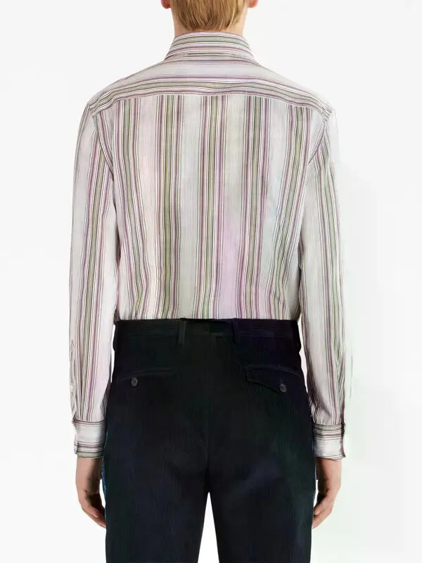 Etro Stripe-print Button-down Shirt