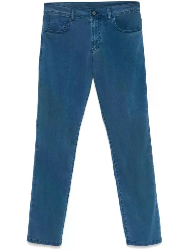 Canali Tapered Lyocell-blend Trousers