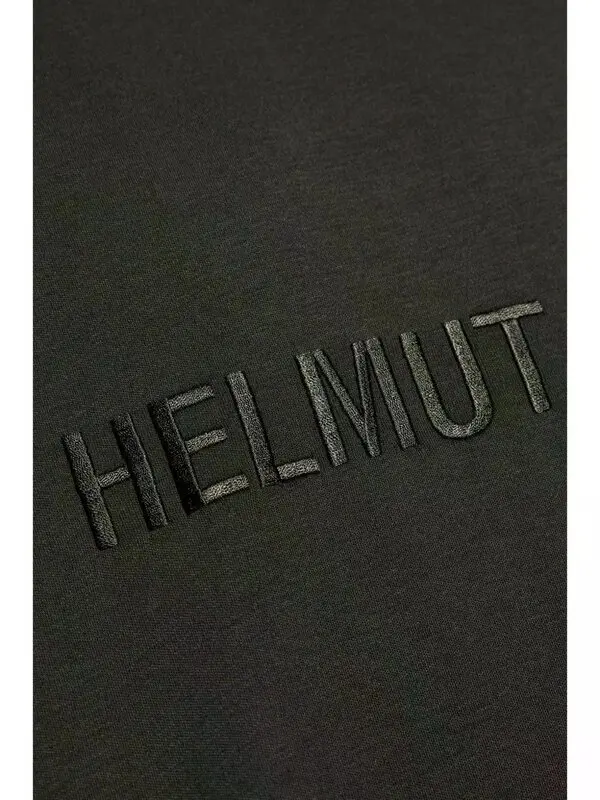 Helmut Lang Logo Embroidered Cotton T-shirt