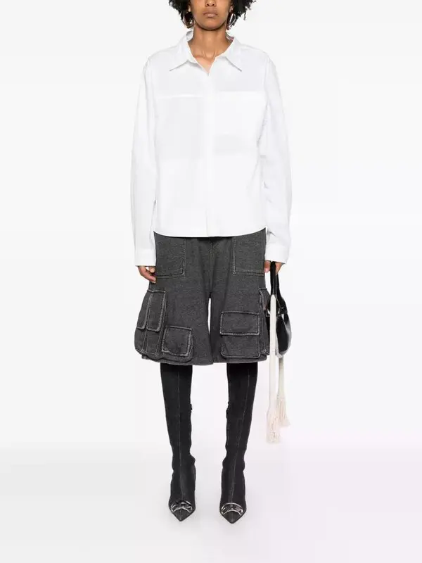 ENTIRE STUDIOS Classic-collar Cotton Shirt