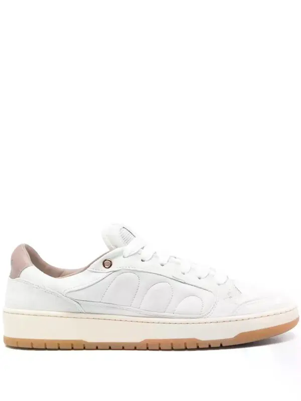SANTHA Lace-up Sneakers - White