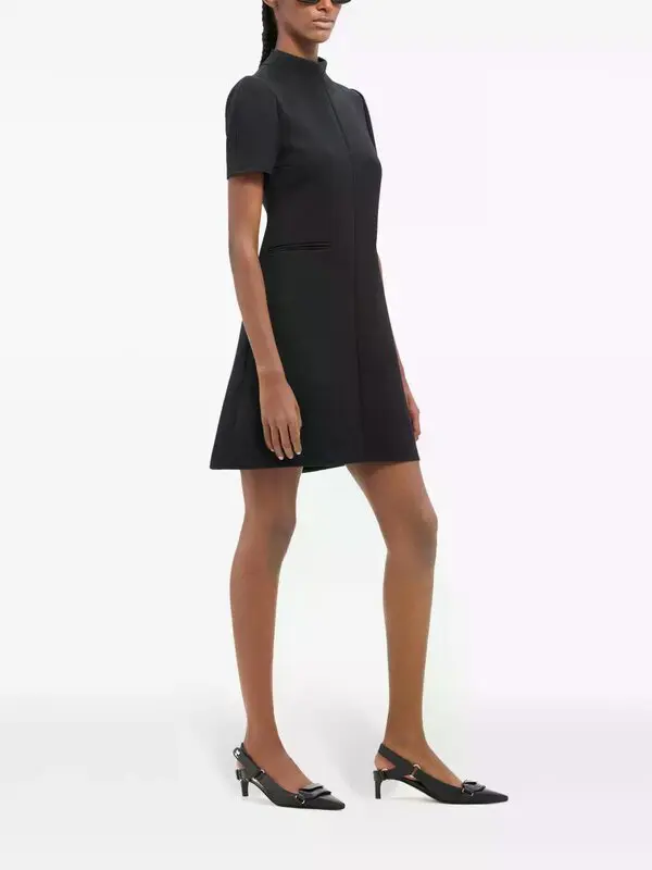 COURREGES Twill A-line Mini Dress