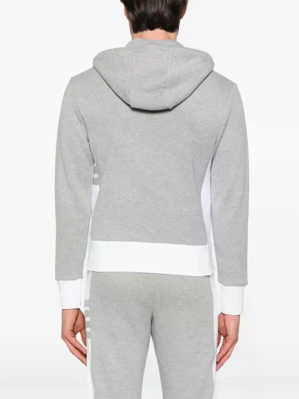 Thom Browne Loopback 4-bar Zip-up Hoodie