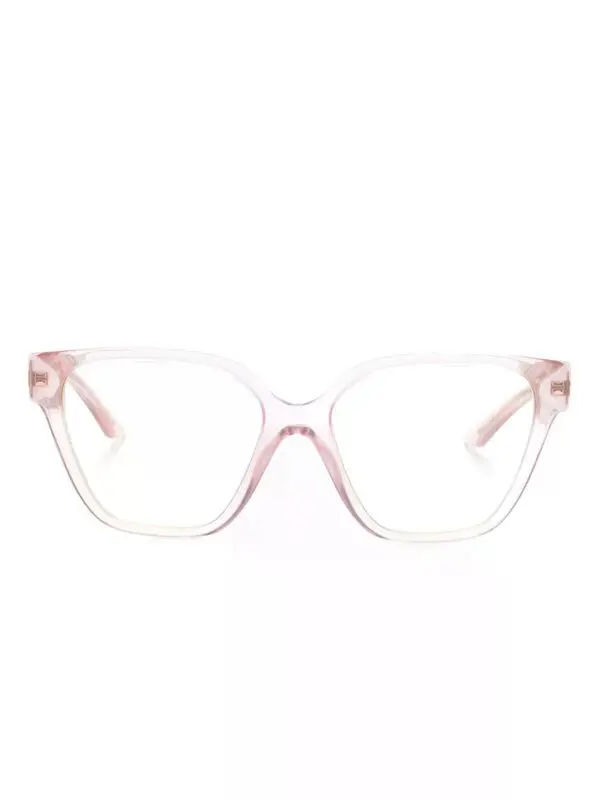 Versace Geometric-frame Glasses - Pink