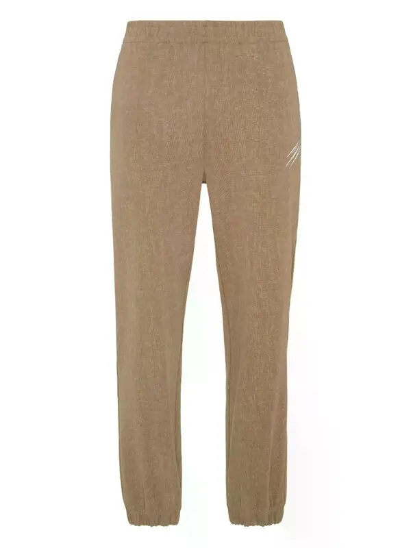PLEIN SPORT Cold Dye Loose-fit Track Pants - Brown