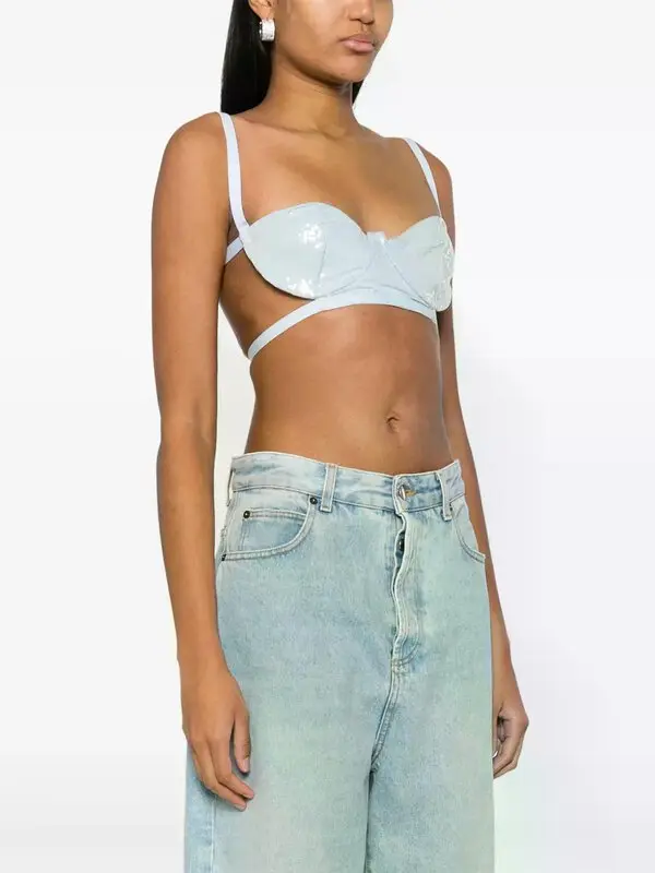 Gcds Sequined Bra Top