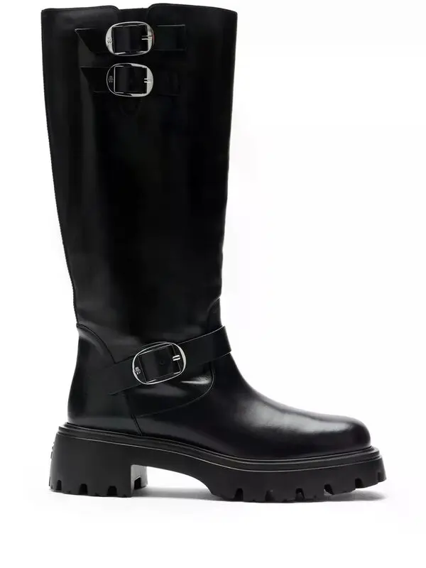 STUART WEITZMAN Emerson Moto Boots - Black
