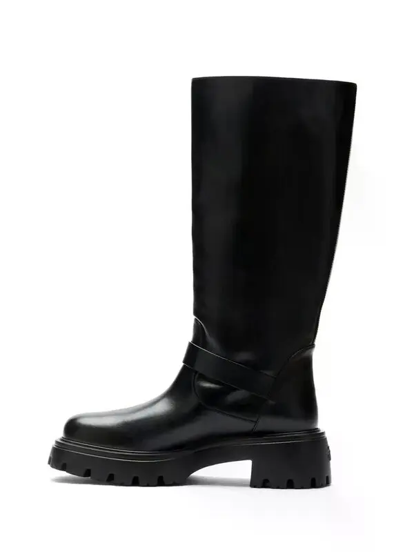 STUART WEITZMAN Emerson Moto Boots - Black