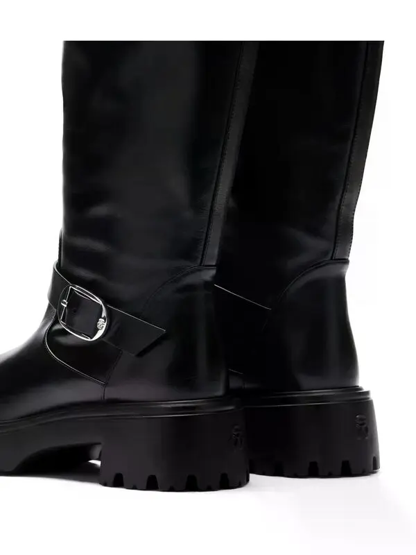 STUART WEITZMAN Emerson Moto Boots - Black