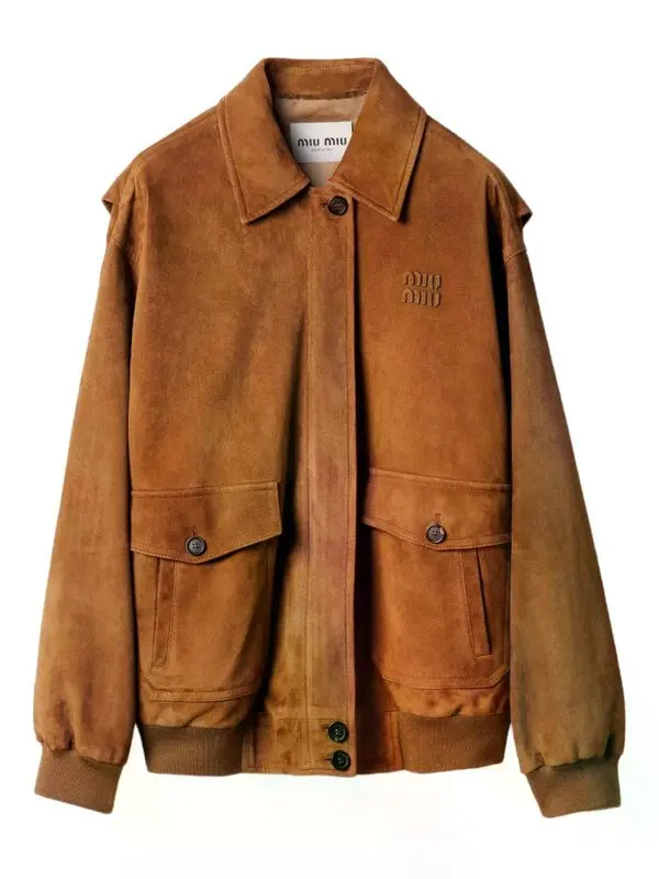 Miu Miu Suede Blouson Jacket