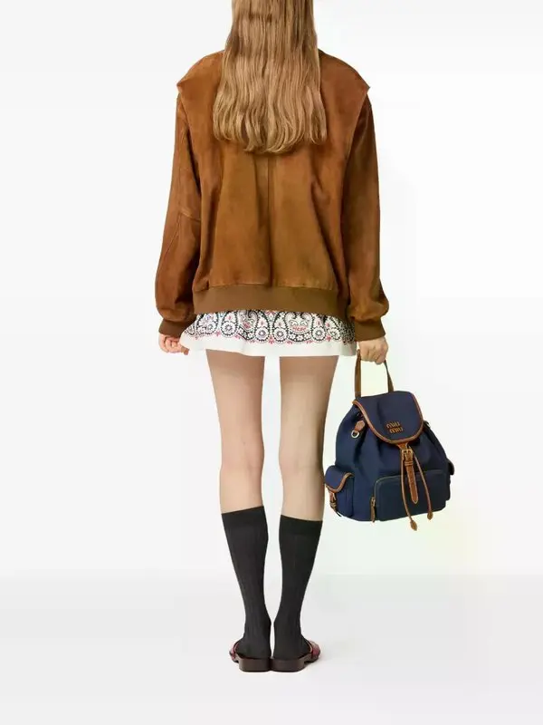 Miu Miu Suede Blouson Jacket