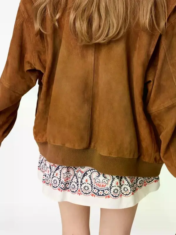 Miu Miu Suede Blouson Jacket
