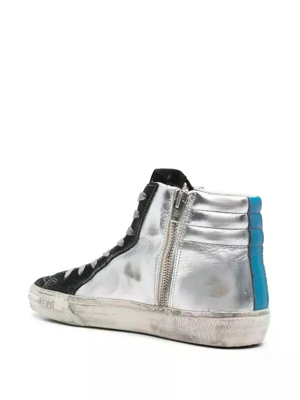 GOLDEN GOOSE Slide High-top Sneakers - White