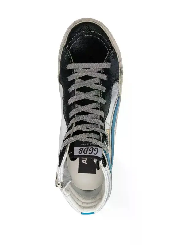 GOLDEN GOOSE Slide High-top Sneakers - White