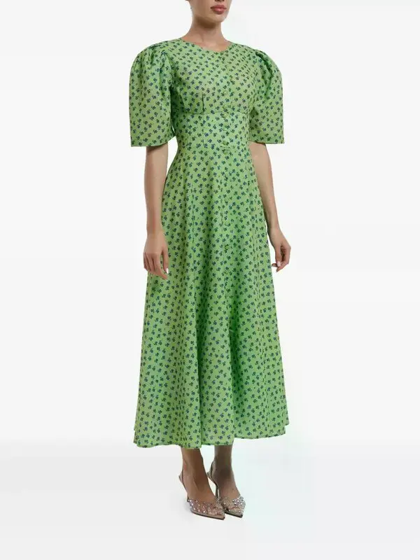 POST MERIDIEM Button-down Midi Dress