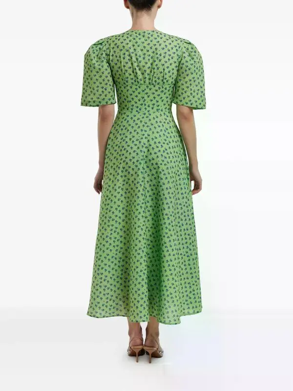POST MERIDIEM Button-down Midi Dress