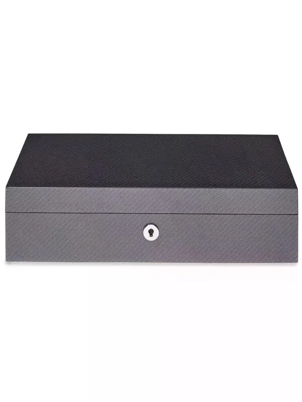 RAPPORT LONDON Carbon Fiber Five Watch Box - Grey