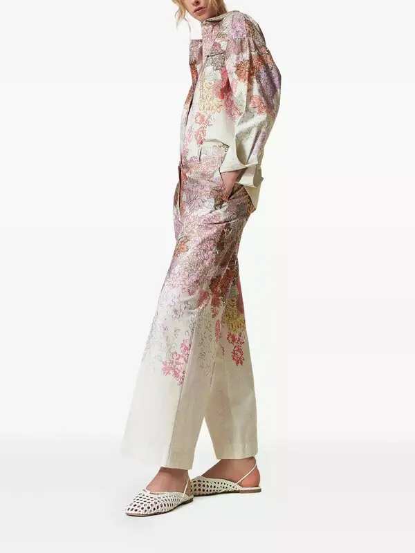 TWINSET Floral-print Trousers
