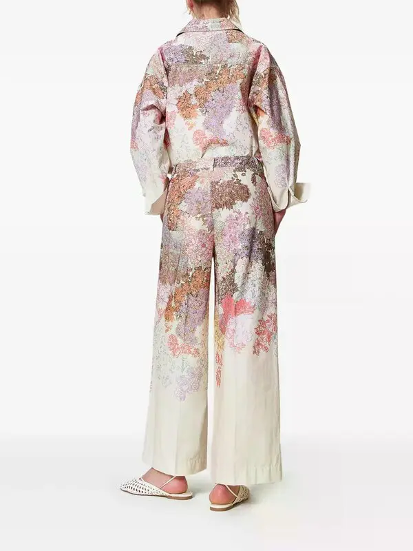 TWINSET Floral-print Trousers