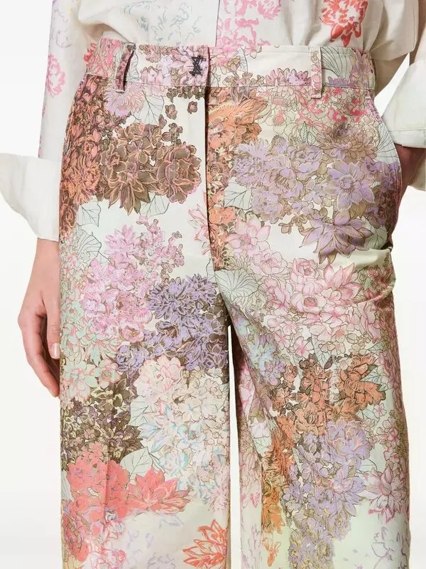 TWINSET Floral-print Trousers