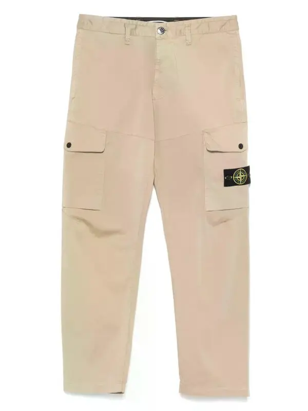 Stone Island Compass-badge Trousers - Neutrals