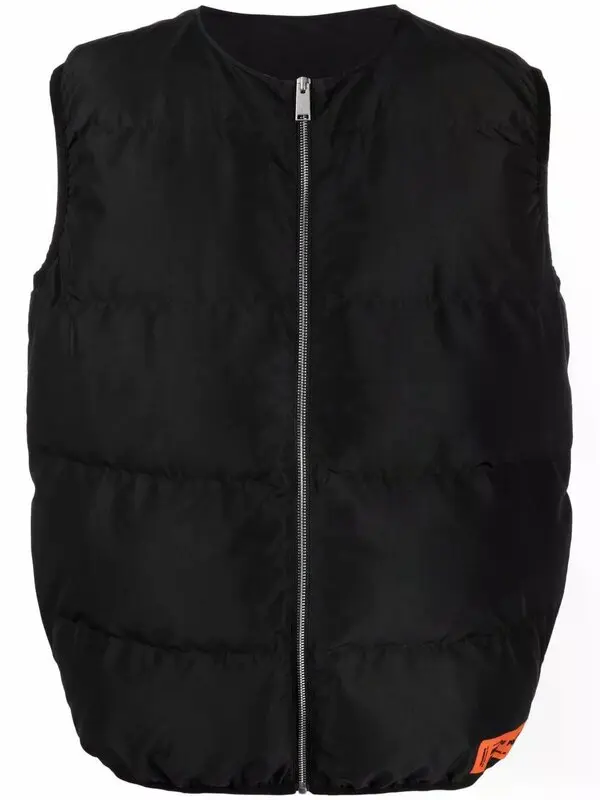 Heron Preston Logo-tape Padded Gilet