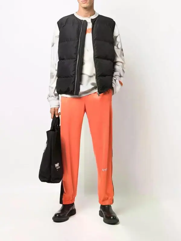 Heron Preston Logo-tape Padded Gilet
