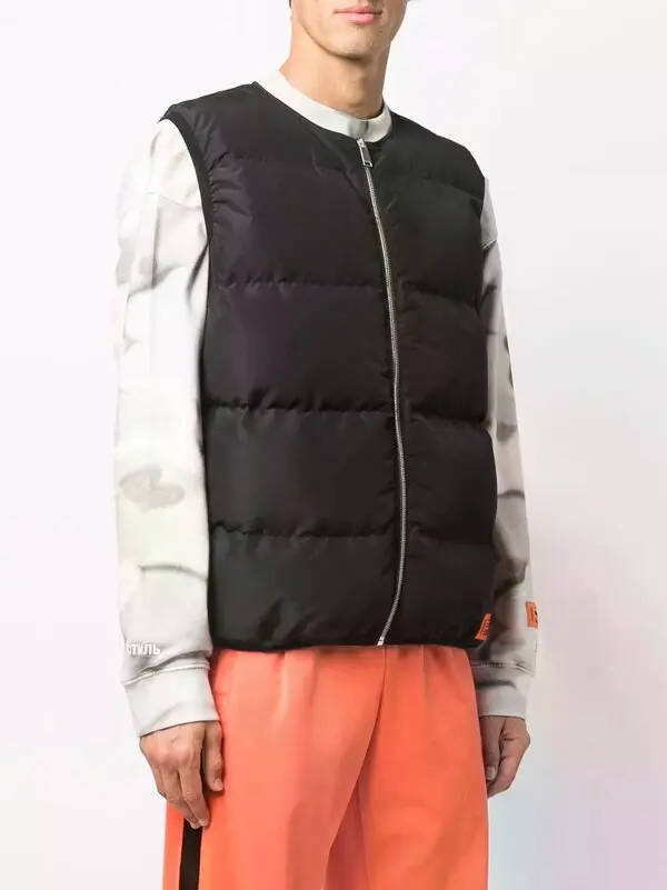 Heron Preston Logo-tape Padded Gilet