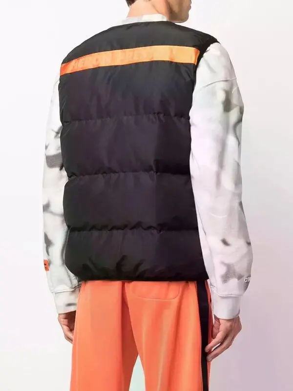 Heron Preston Logo-tape Padded Gilet