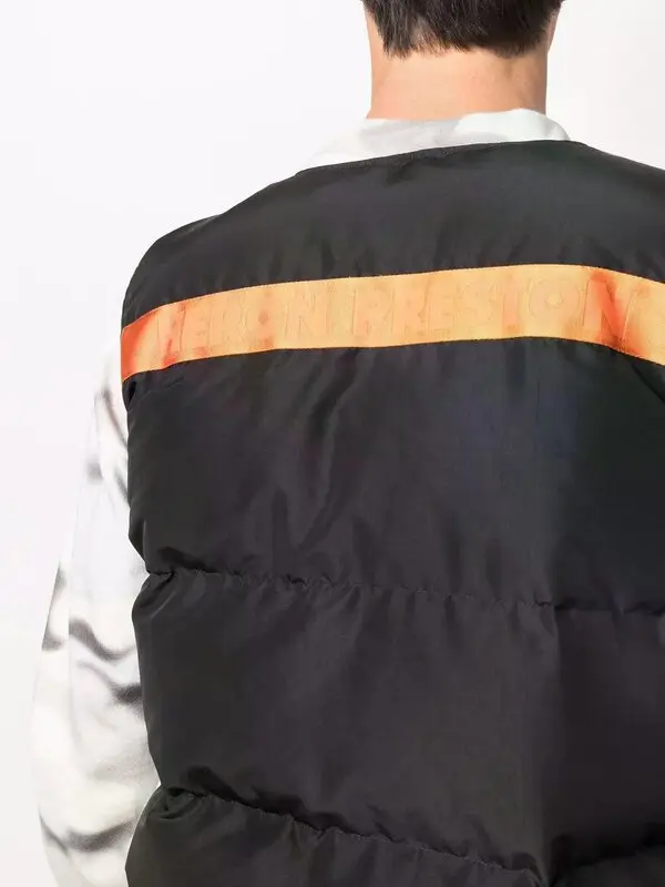 Heron Preston Logo-tape Padded Gilet