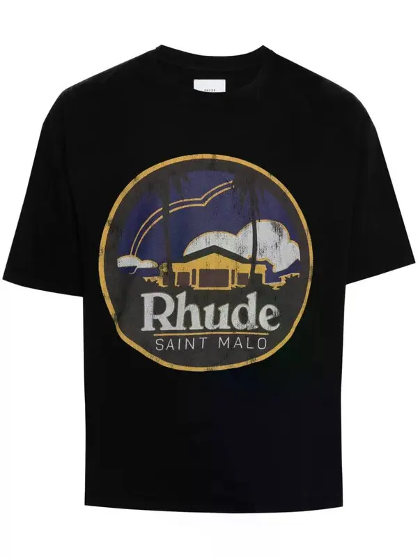 Rhude Logo-print Cotton T-shirt